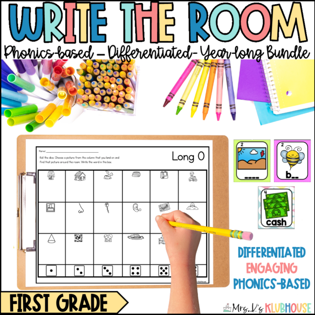 12 Ways to Use Write the Room Cards - Mrs. K's Klubhouse